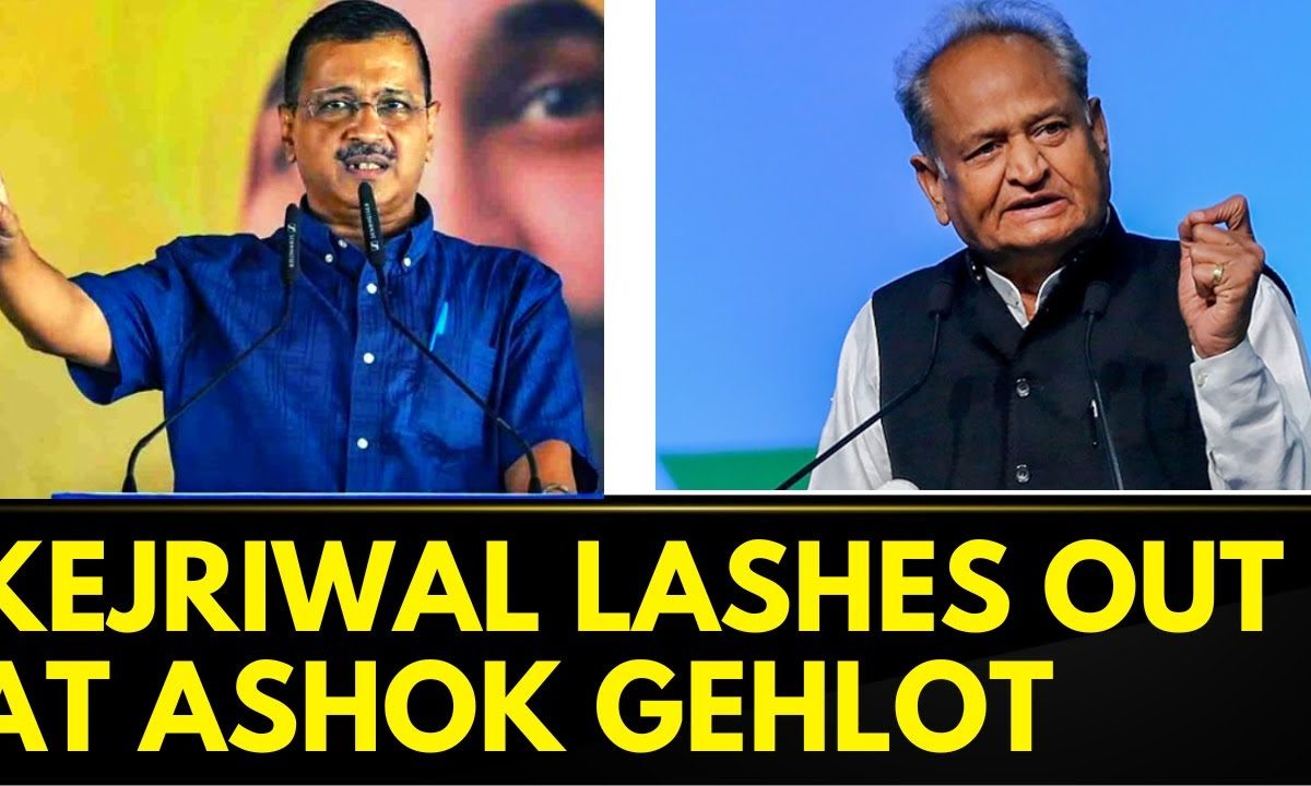 Arvind Kejriwal Slams Rajasthan CM Ashok Gehlot After Black Flags Was ...