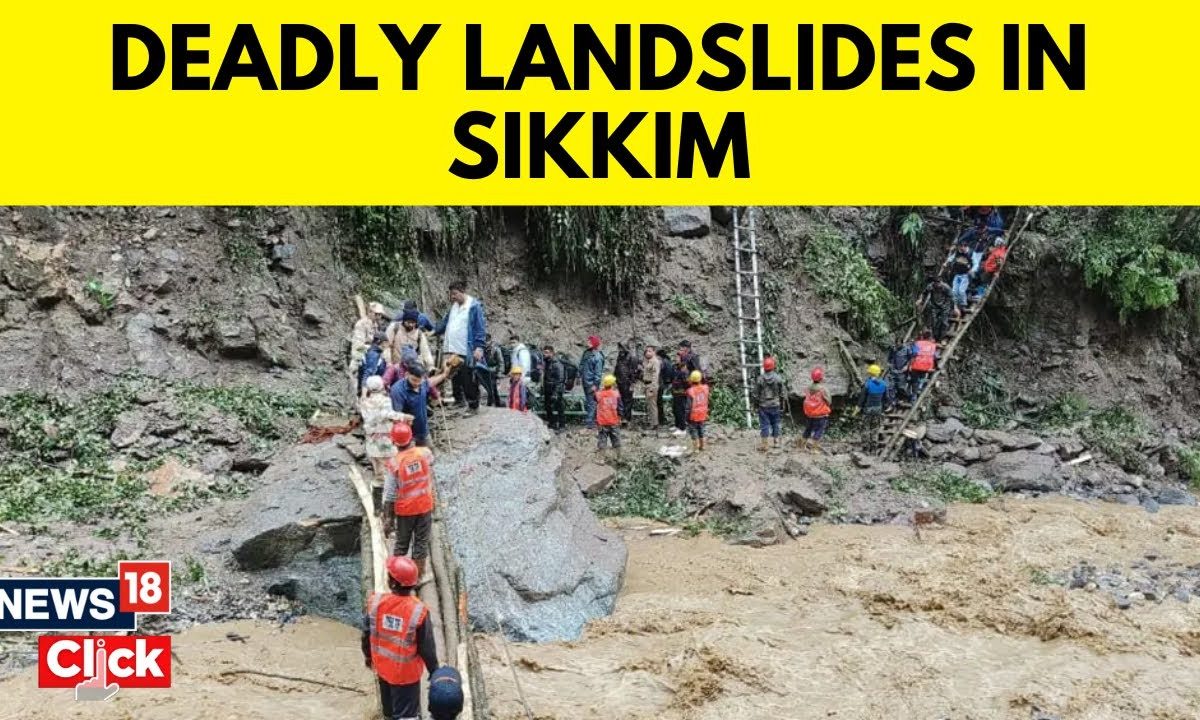 Sikkim News | Landslides And Floods In Sikkim | Devastating Floods In ...