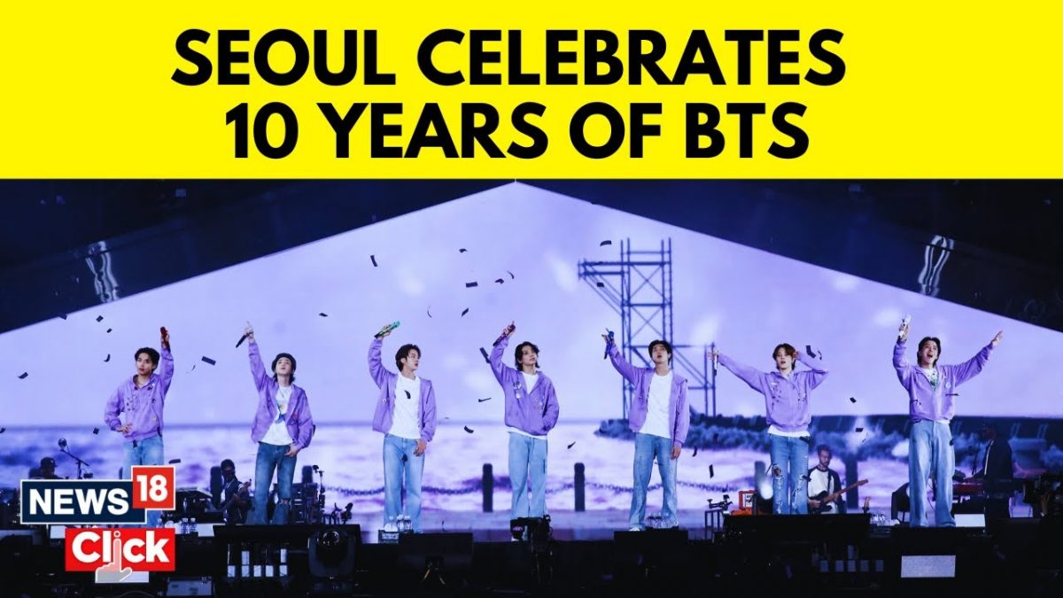 BTS 10th Anniversary Festa | BTS Fans Pack Seoul Park To Celebrate 10 ...