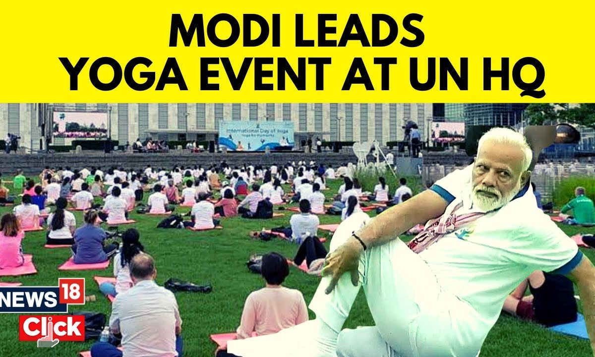 PM Modi US Visit | PM Modi Performs Yoga At The UN Headquarters To Mark ...