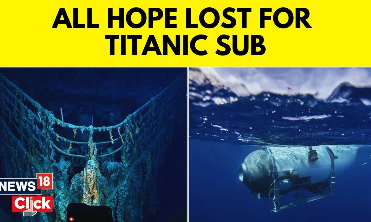 Titanic Submersible | Search For Missing Titanic Submersible Enters ...