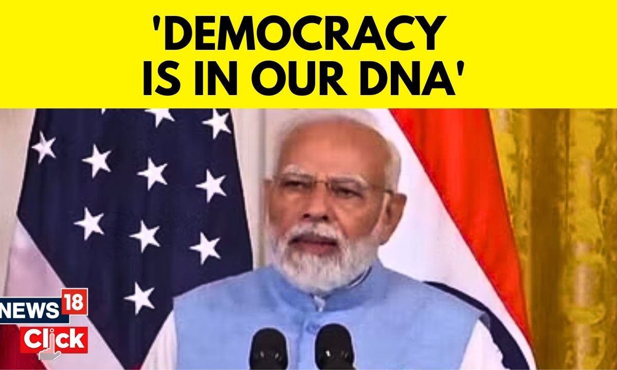 Prime Minister Modi Speech At The White House | PM Modi Speech In USA ...