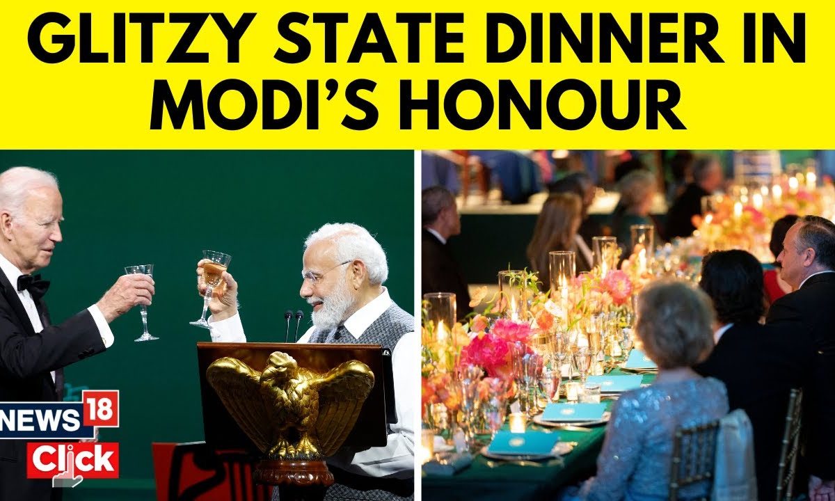 India's PM Modi Gets Glitzy Reception In State Visit With Joe Biden ...