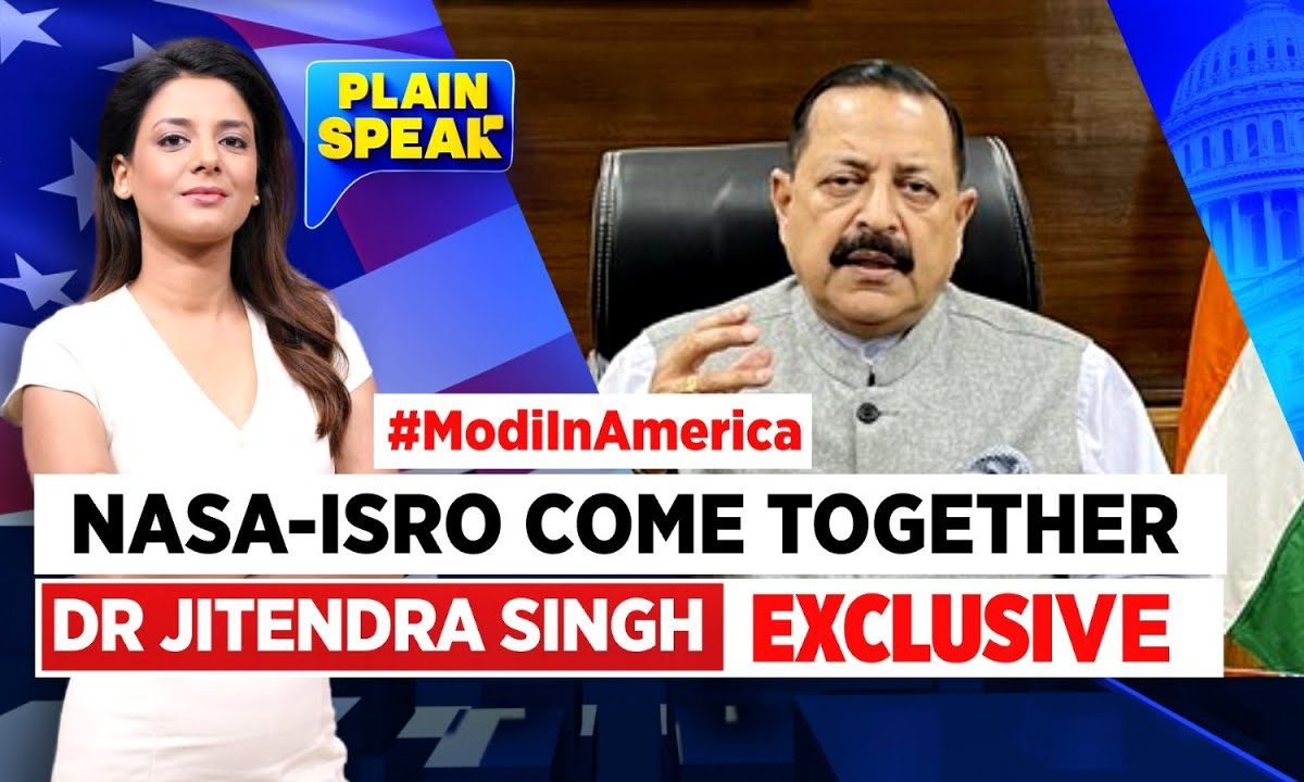 PM Modi In US 2023 | Jitendra Singh Exclusive Interview As NASA ISRO ...
