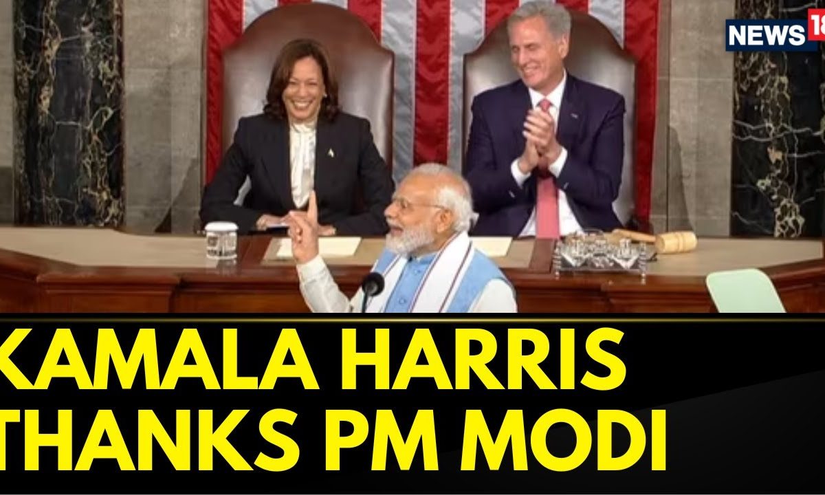Modi In US | Kamala Harris Thanks PM Modi For Making India A Global ...