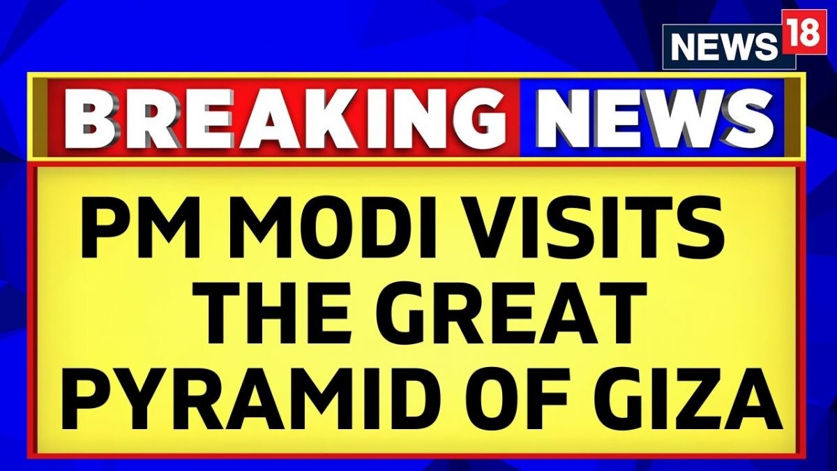 Modi In Egypt | PM Narendra Modi Visits The Great Pyramid Of Giza in ...