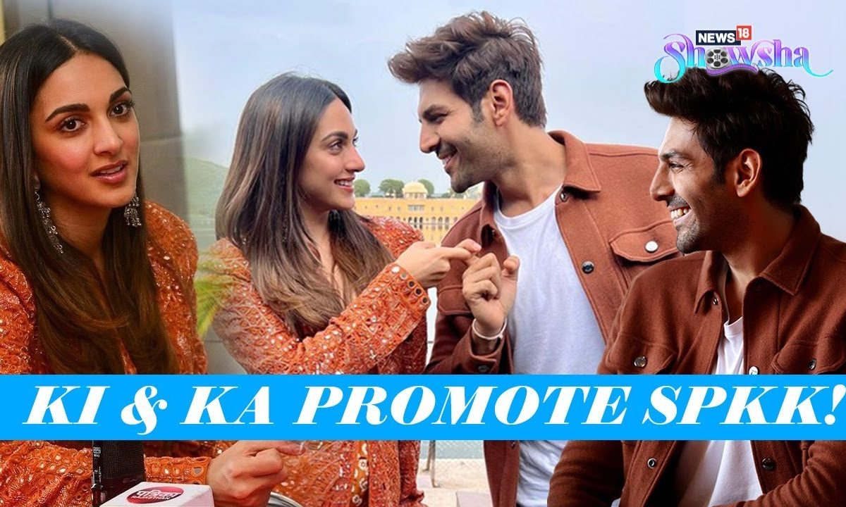 Kiara Advani & Kartik Aaryan Get A Colourful Welcome As They Promote SatyaPrem Ki Katha In ...