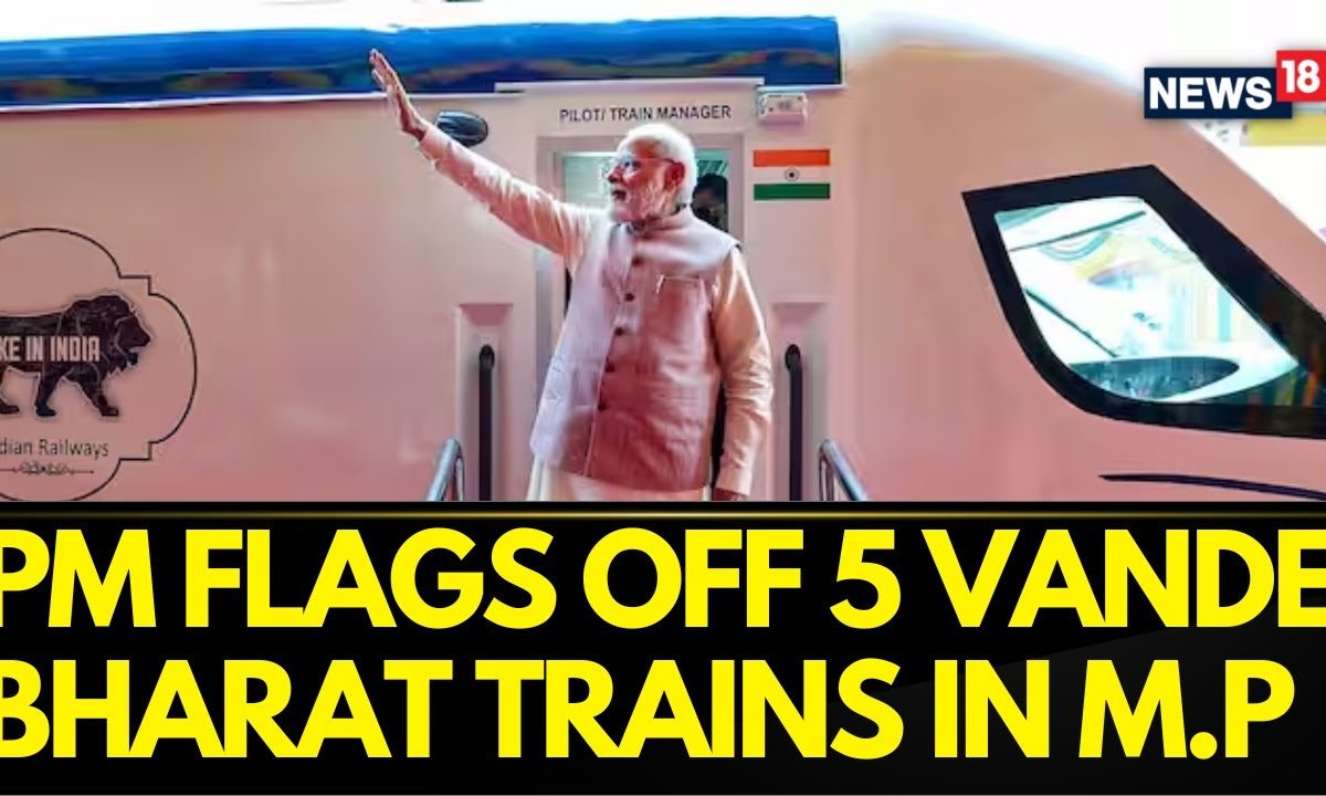 Vande Bharat Express | PM Modi Flags Off 5 Vande- Bharat Express Trains In Bhopal | English News ...
