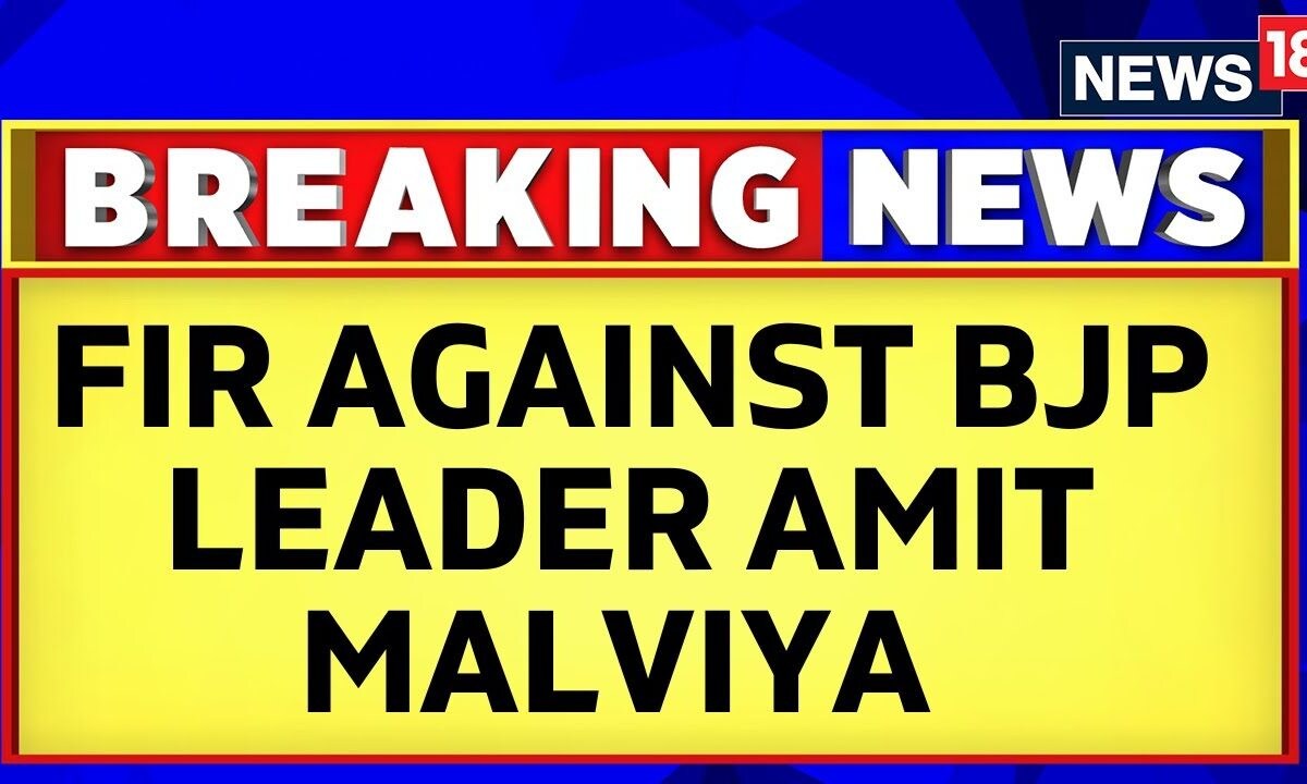 BJP IT Cells Head Amit Malviya Has Been Booked for a tweet against Rahul Gandhi | English News ...