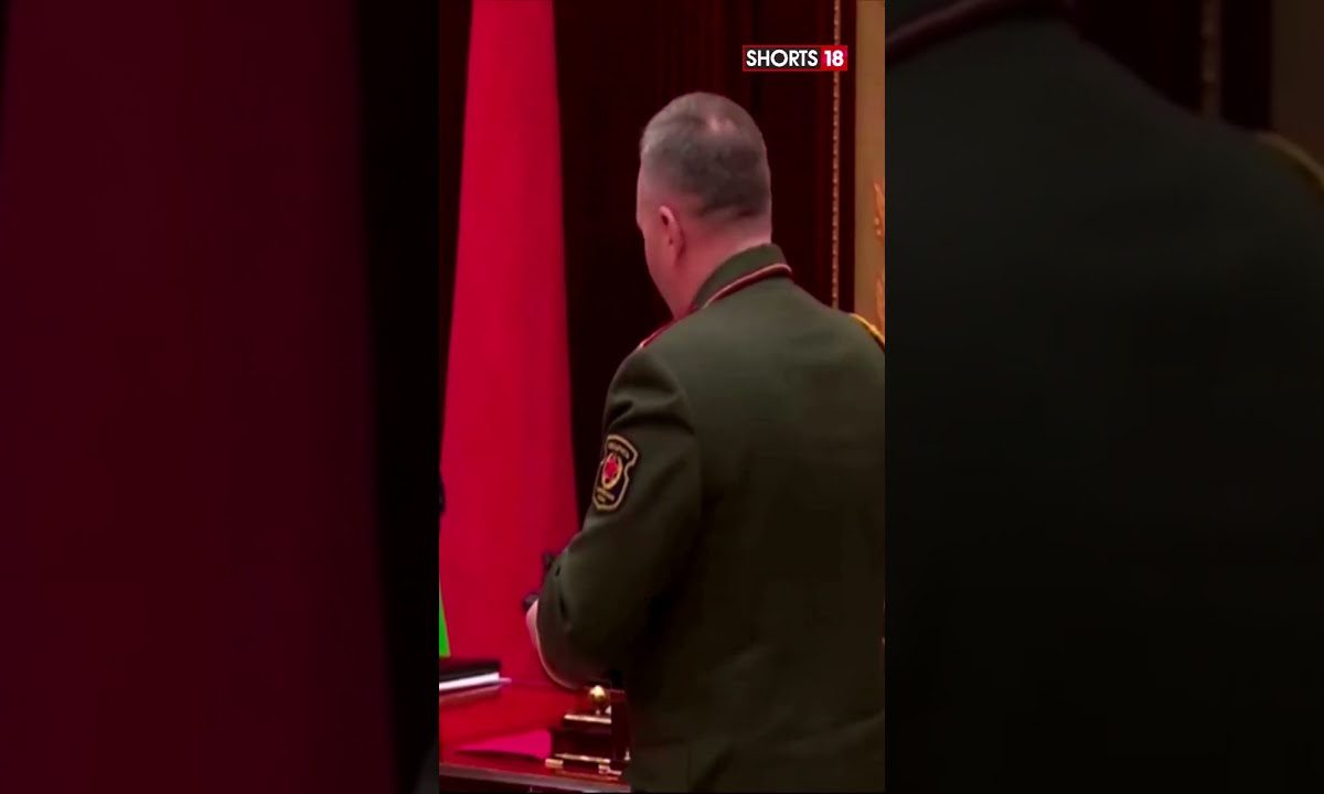 Belarus President, Aleksandr Lukashenko Gets A Mini Nuclear Bomb in Gift | #shorts - News18