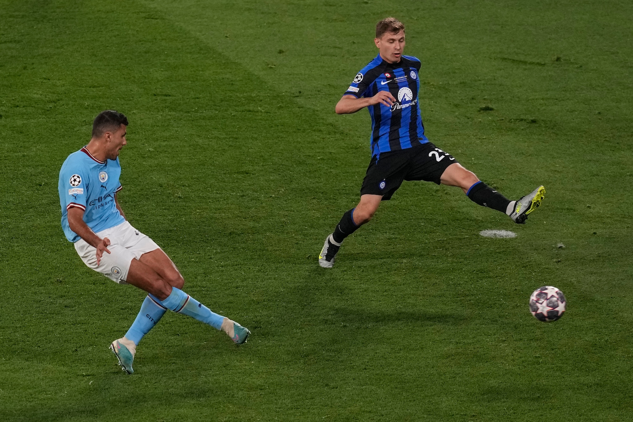 IN PICTURES: Manchester City Seal Historic Treble With UEFA Champions ...