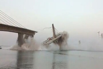 Bihar Bridge Collapse: Employees on the Run, Search for Missing Guard ...