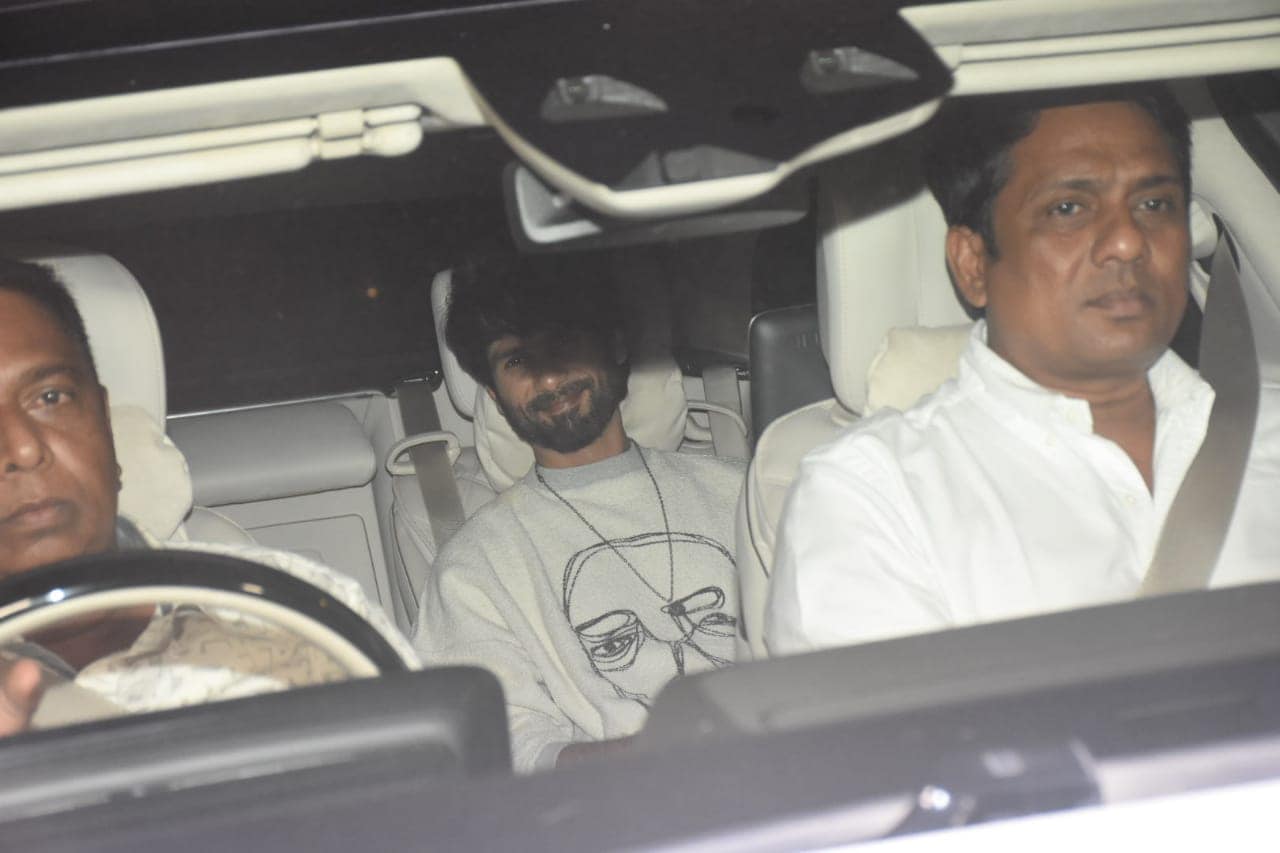Bloody Daddy Screening: Shahid Kapoor, Mrunal Thakur, Rakul Preet Singh ...