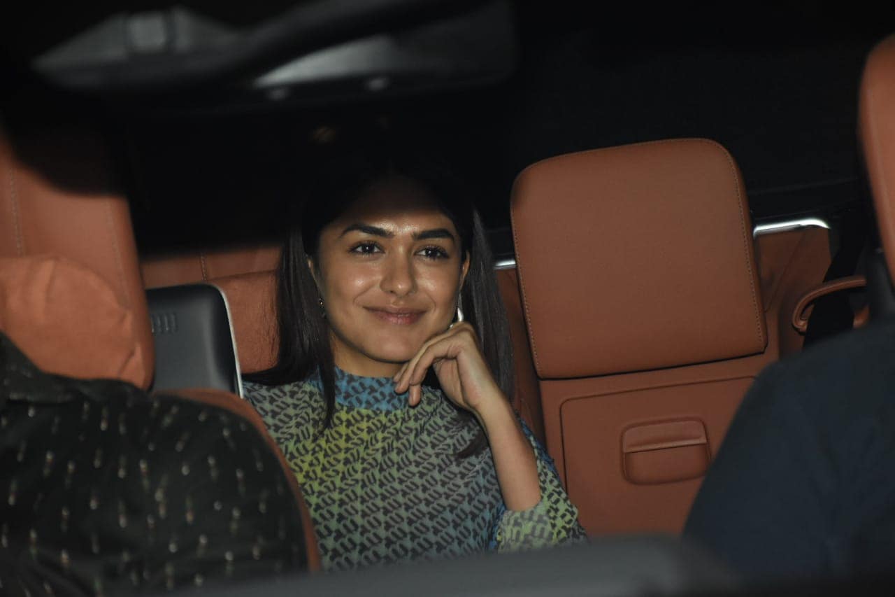 Bloody Daddy Screening: Shahid Kapoor, Mrunal Thakur, Rakul Preet Singh ...
