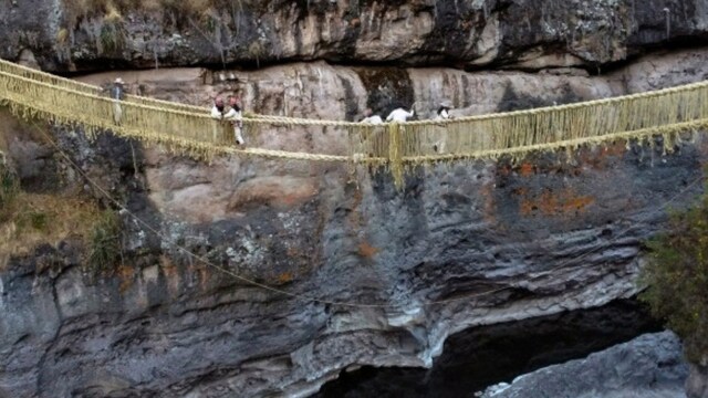 Gravity-defying: Revamping An Inca Rope Suspension Bridge - News18