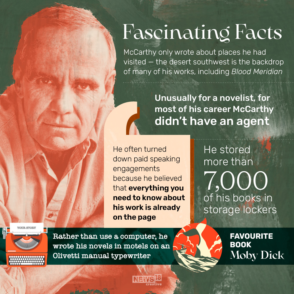 Cormac McCarthy: A Man Who Gave Words To The World Of Darkness | In GFX - News18