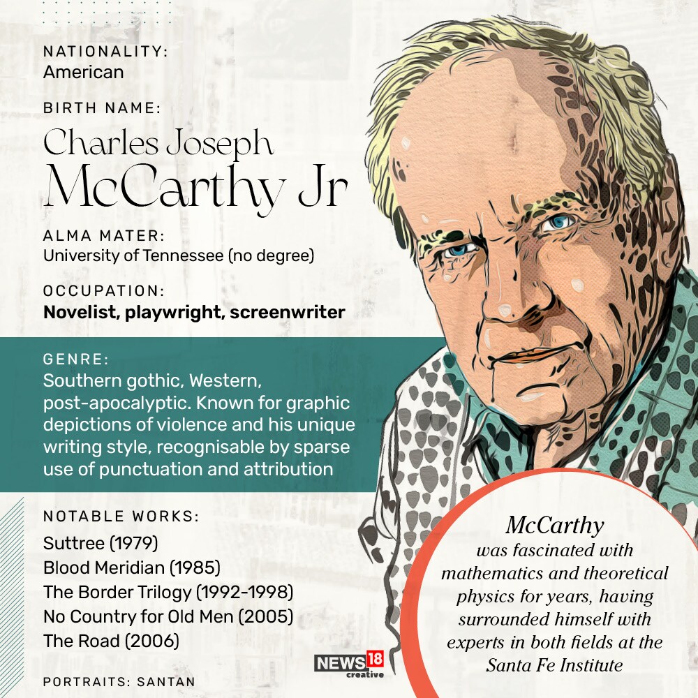 Cormac McCarthy: A Man Who Gave Words To The World Of Darkness | In GFX - News18