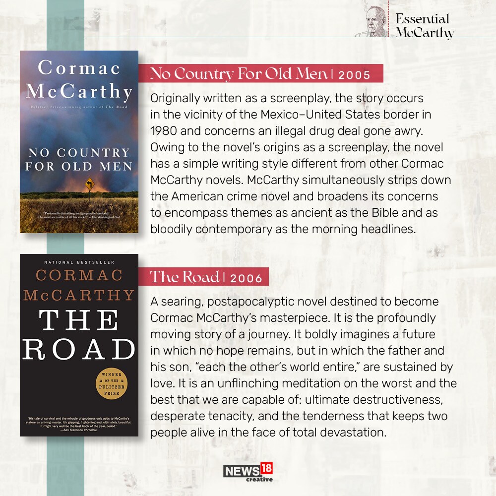 Cormac McCarthy: A Man Who Gave Words To The World Of Darkness | In GFX - News18