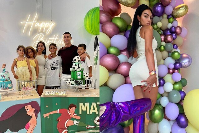 Cristiano Ronaldo, Georgina Rodriguez Celebrate Their Twins' 6th ...