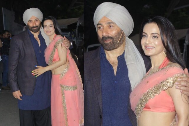 Ameesha Patel Hugs Sunny Deol As They Promote Gadar 2, Fans Cheer For 'Tara Singh and Sakeena ...