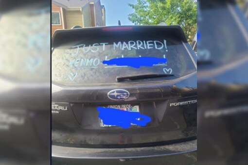 Newlywed Couple Attaching Venmo Sign To Car Called Out For Being ‘Tacky ...
