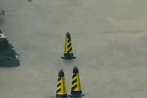 Video Of Floating Traffic Cones Sparks Hilarious Reactions: 'Better ...