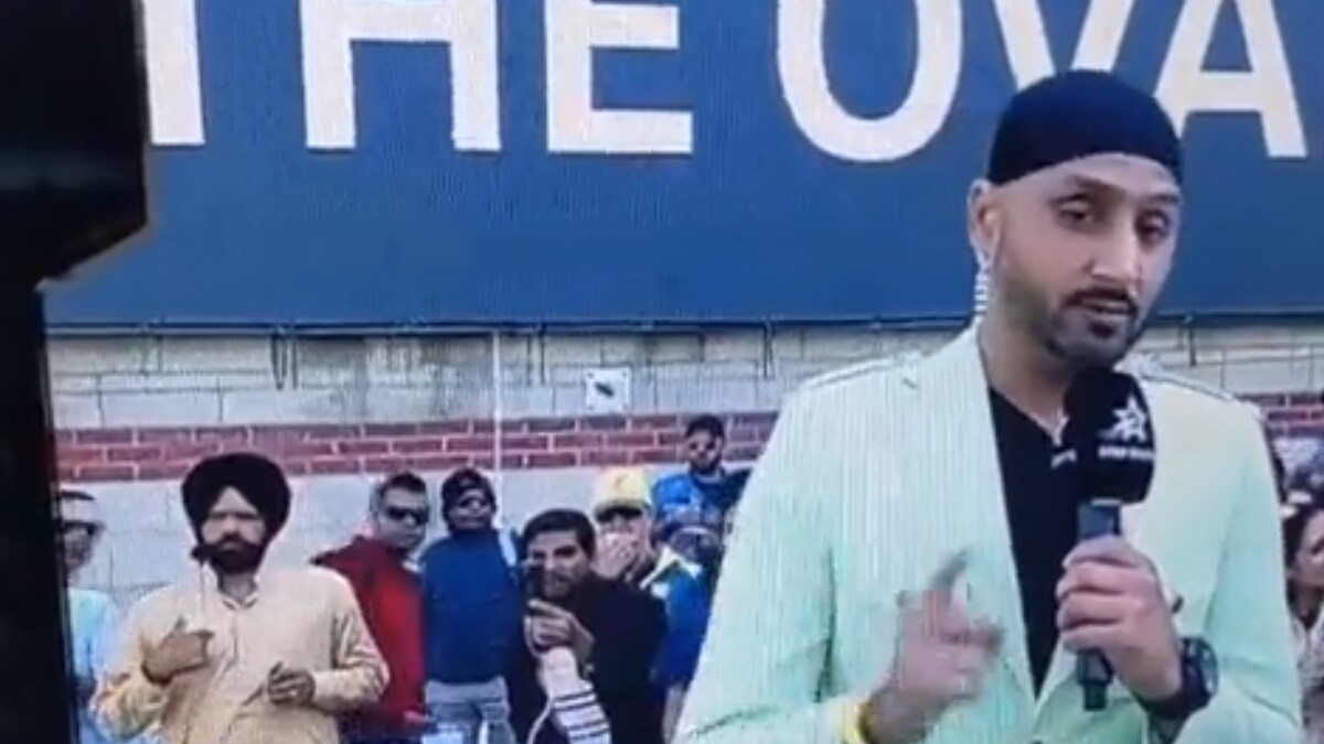 Desi Fan's Antics In The Middle Of Harbhajan Singh's Live At WTC Final ...