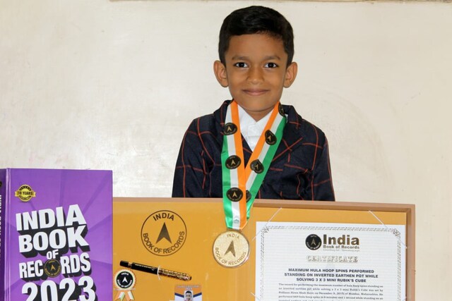 Mumbai Boy Performs Hula Hoop Spins While Standing on Inverted Earthen ...
