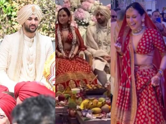 Karan Deol, Drisha Acharya Wedding LIVE Updates: Newlyweds Pose As 'Mr ...