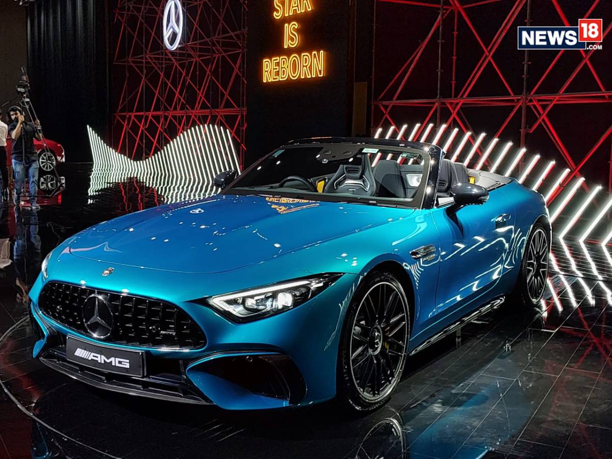 2023 Mercedes AMG SL55 Roadster in Pics: See Design, Features, Interior ...
