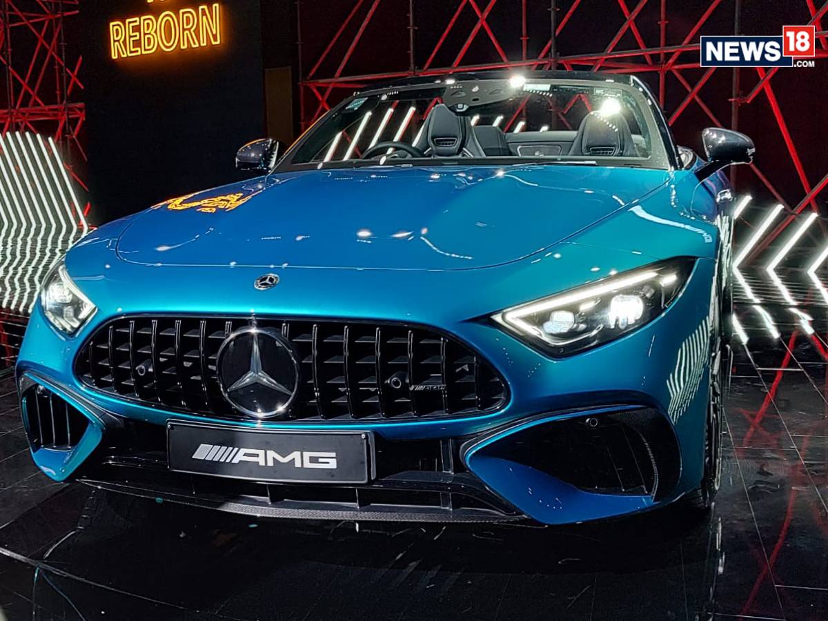 2023 Mercedes AMG SL55 Roadster in Pics: See Design, Features, Interior ...