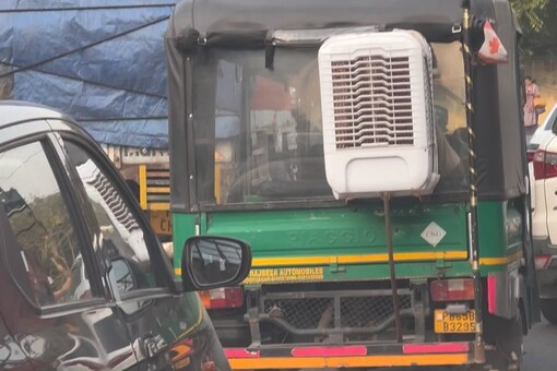 Mini BMW? Driver Fits Cooler In Autorickshaw To Beat The Heat - News18