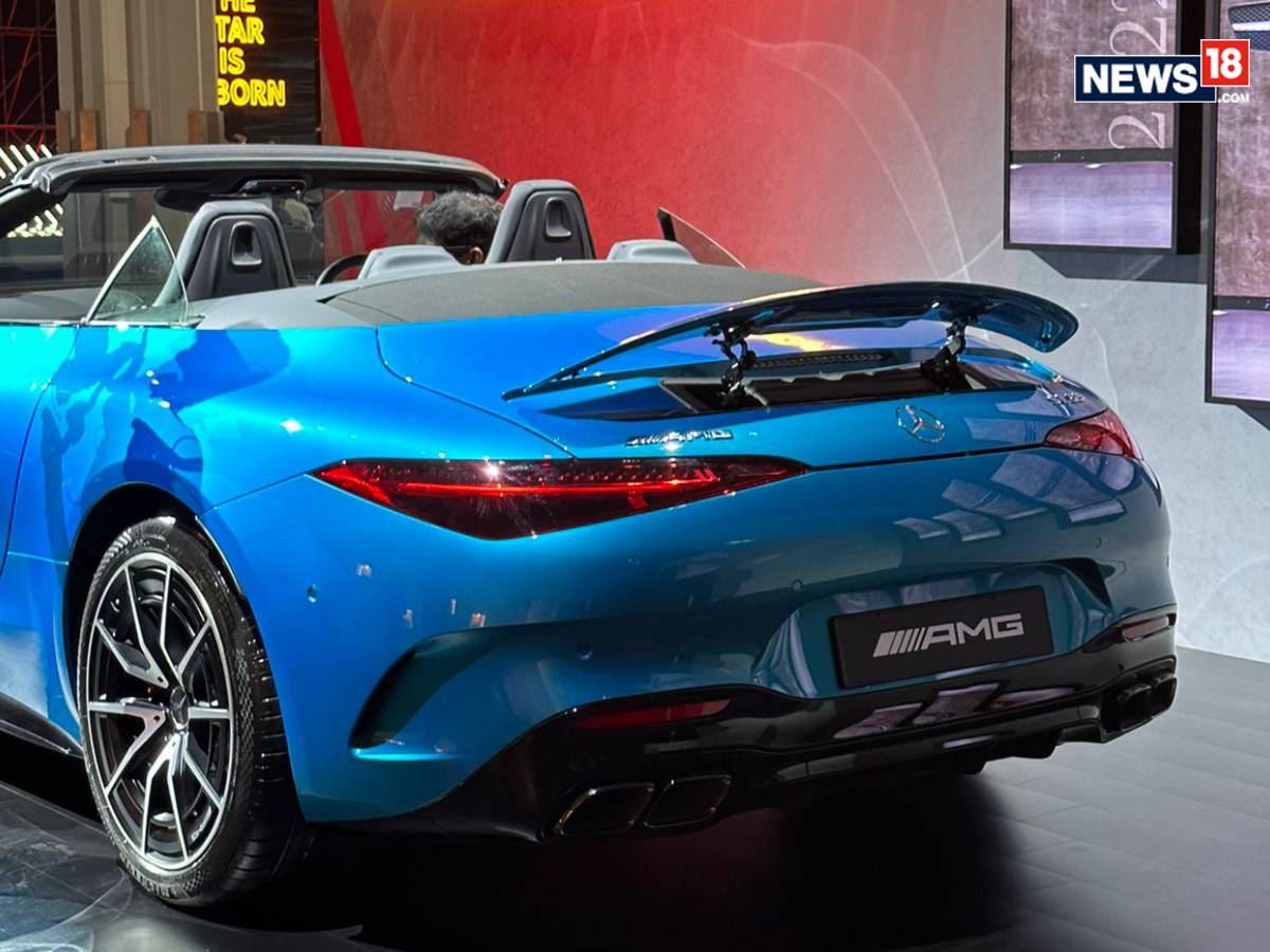 2023 Mercedes AMG SL55 Roadster Launched in India, Price Starts at Rs 2.35 Crore - News18