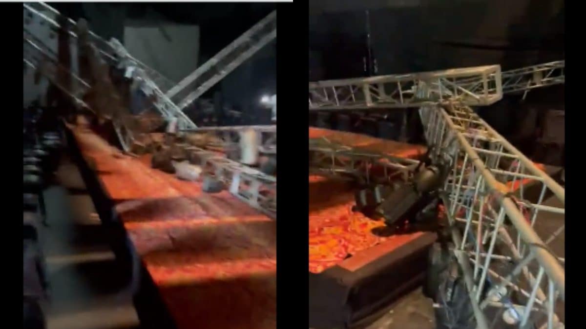 Noida: 24-Yr-Old Model Dies After Lighting Truss Collapses During ...