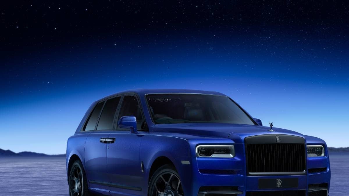 IN PICS: Rolls-Royce Black Badge Cullinan Blue Shadow Edition - News18