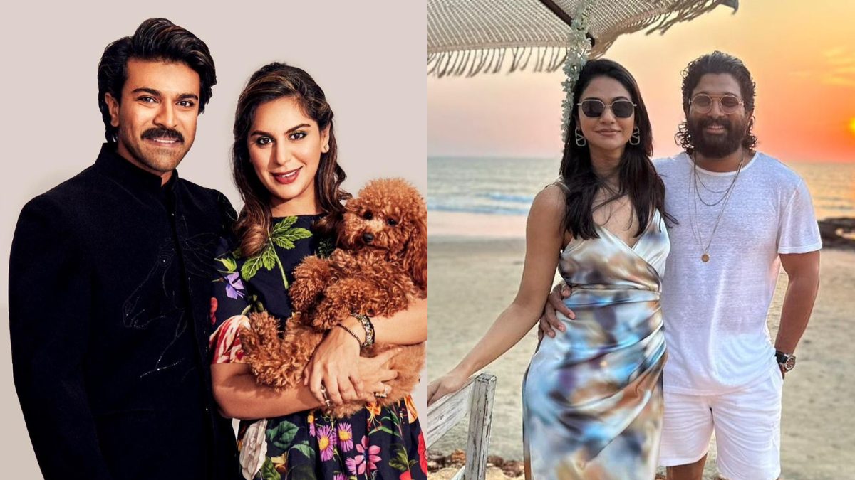 Allu Arjun Meets New Parents Ram Charan, Upasana, Their 'Mega Daughter ...