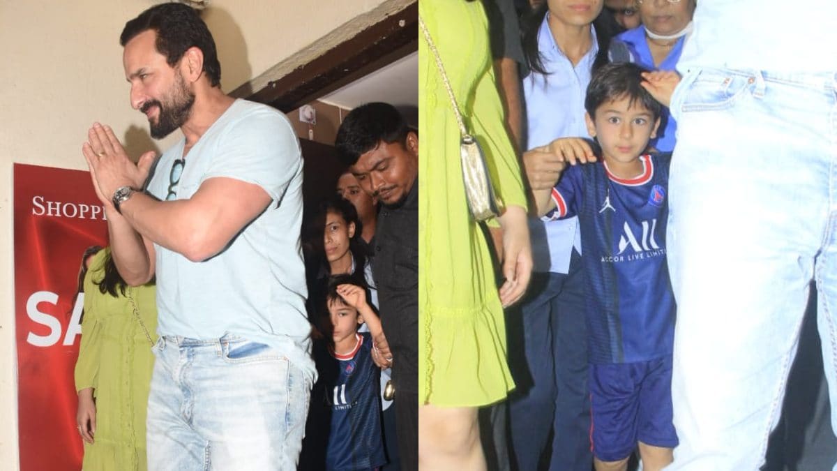 Saif Ali Khan, Taimur Greeted With 'Jai Shri Ram' Chants After ...
