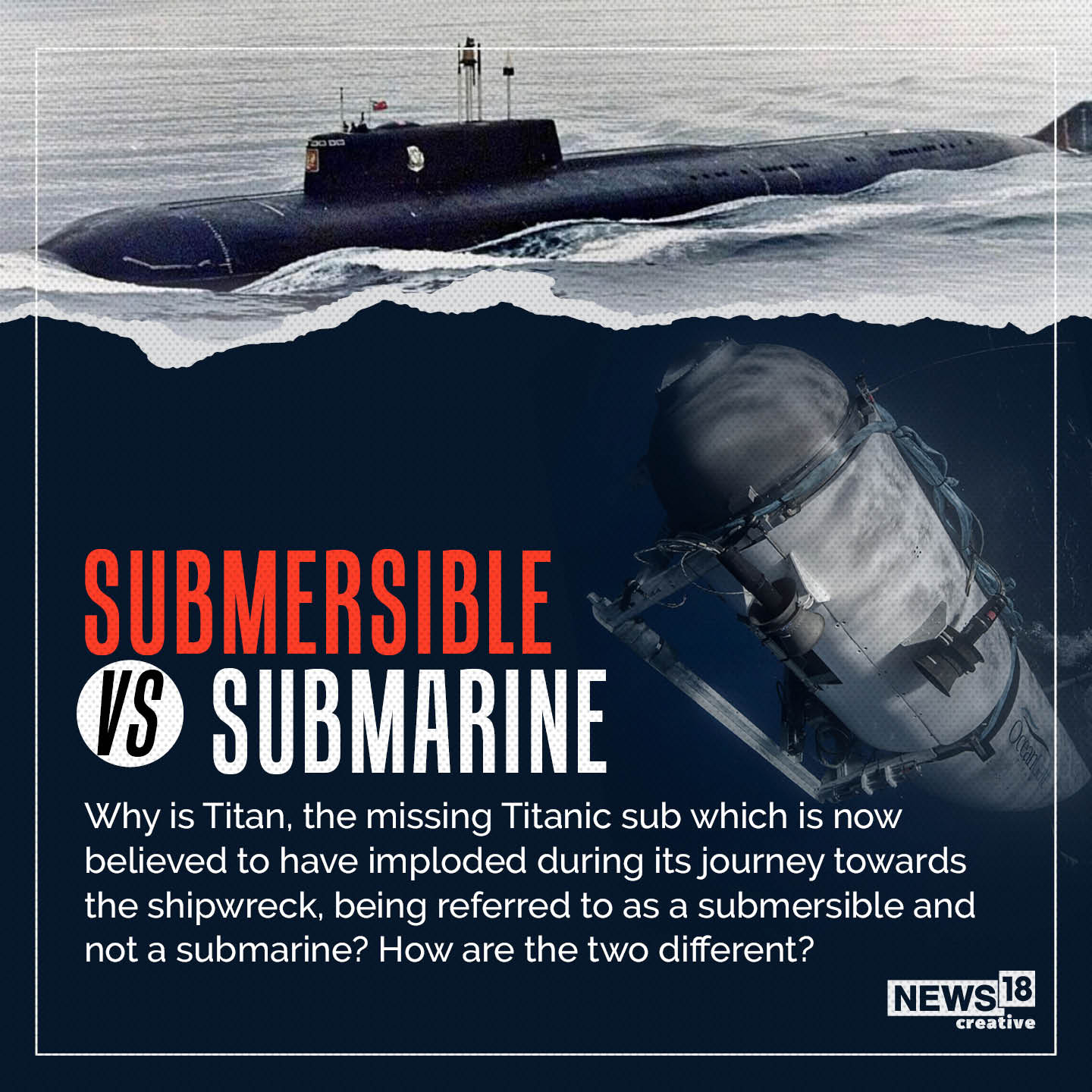 What Separates Submersibles from Submarines | A Visual Explainer - News18