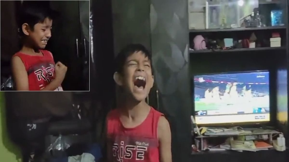 Young CSK Fan Screaming, Crying After Jadeja's Winning Shot in IPL 2023 ...