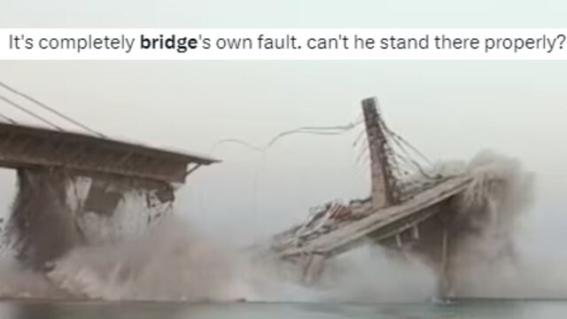 Under Construction Bihar Bridge Collapse 'Breaks' Internet With ...