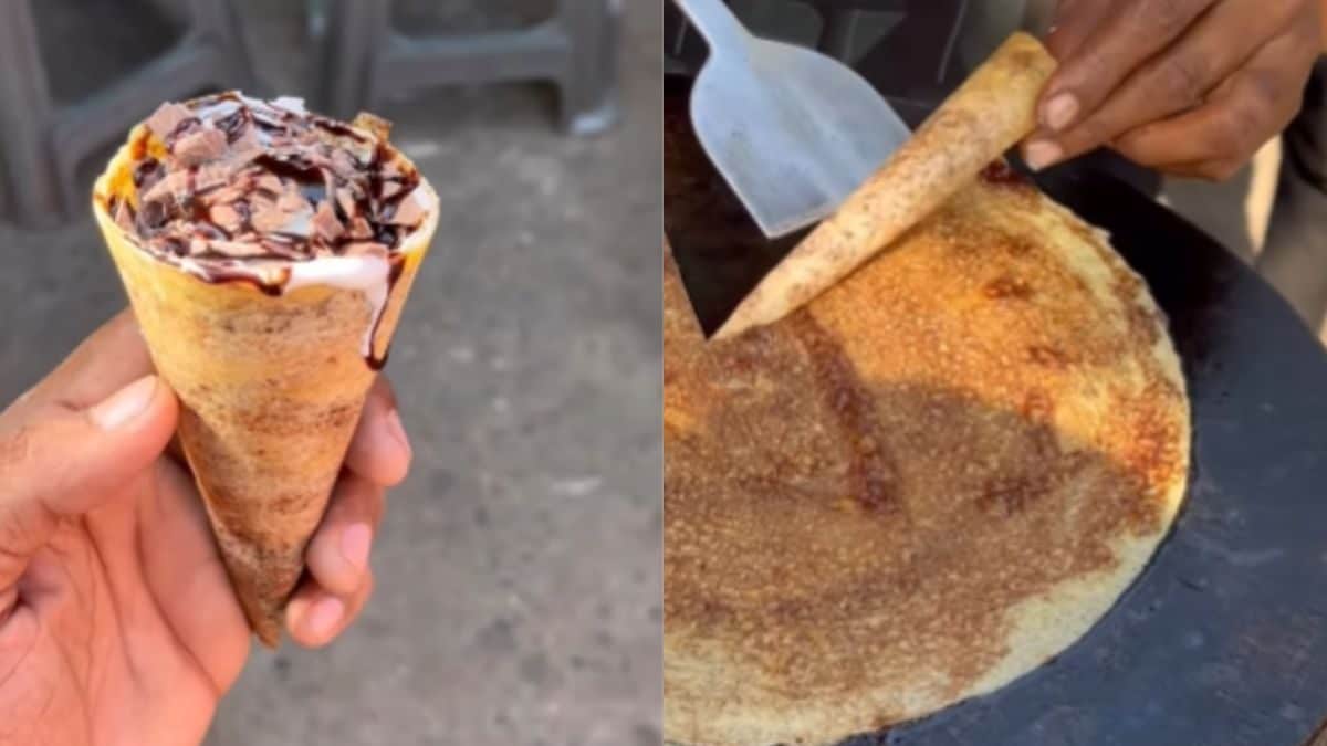 Dosa 'Cone' Made With Ice Cream and Chocolate Leaves Internet 'Cold ...
