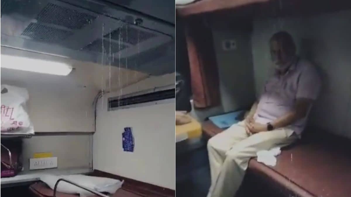 Avantika Express: Viral Video Shows Rainwater Leaking From AC Vents in ...