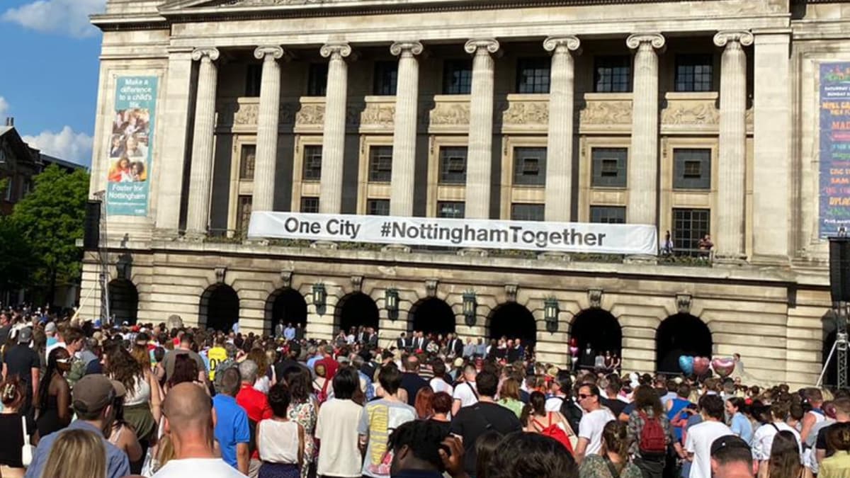 UK: Vigil Held for Nottingham Knife and Van Attack Victims | World News ...
