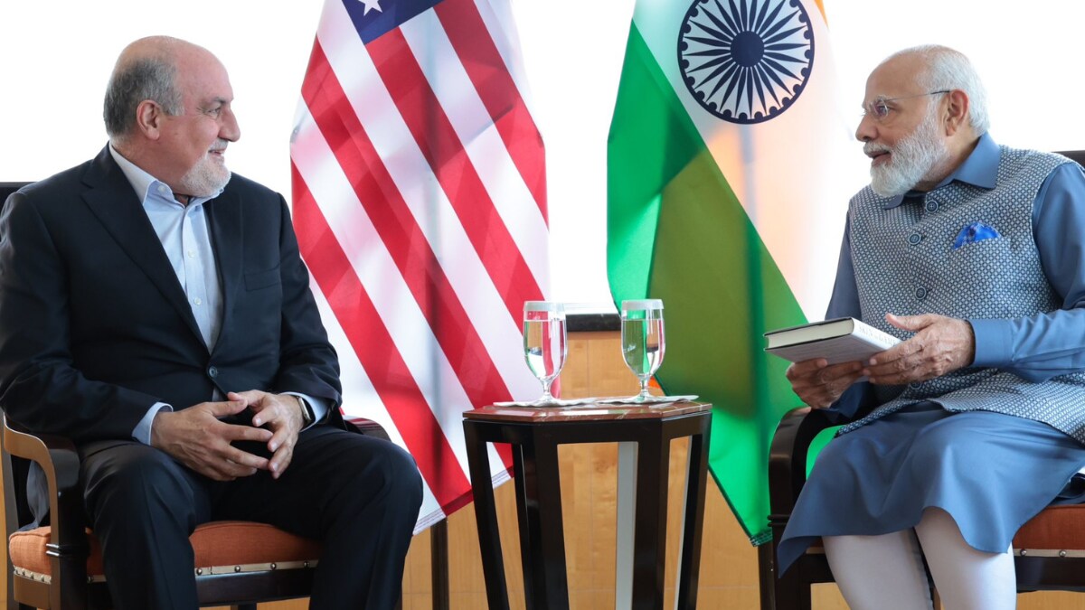 PM Modi Meets “The Black Swan” Writer Nassim Taleb, Lauds Him for ...
