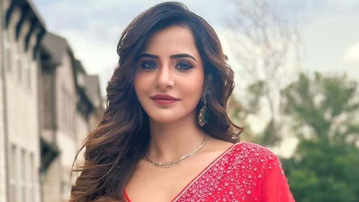 Actress Ashu Reddy Looks Stunning In Red Chiffon Saree, See Pics ...