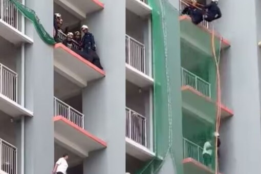 Woman, About To Jump From A High Rise Building, Saved In The Nick Of ...