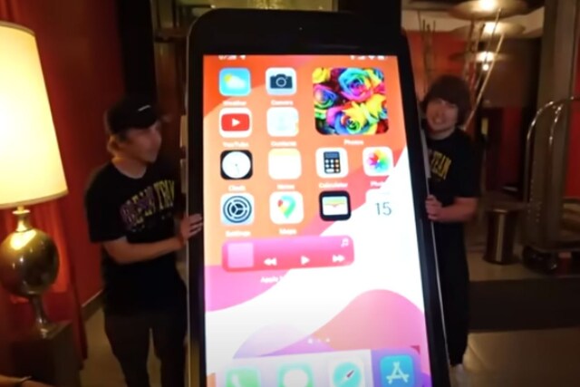 This YouTuber Builds World's Biggest 'Working iPhone' | Watch - News18