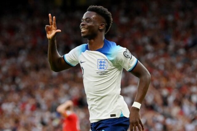 Euro 2024: Bukayo Saka Scores Hat-Trick as England Thrashes North ...