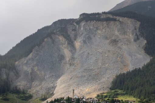 Images Show How a Massive Rockslide Misses Swiss Village 'By a Hair ...