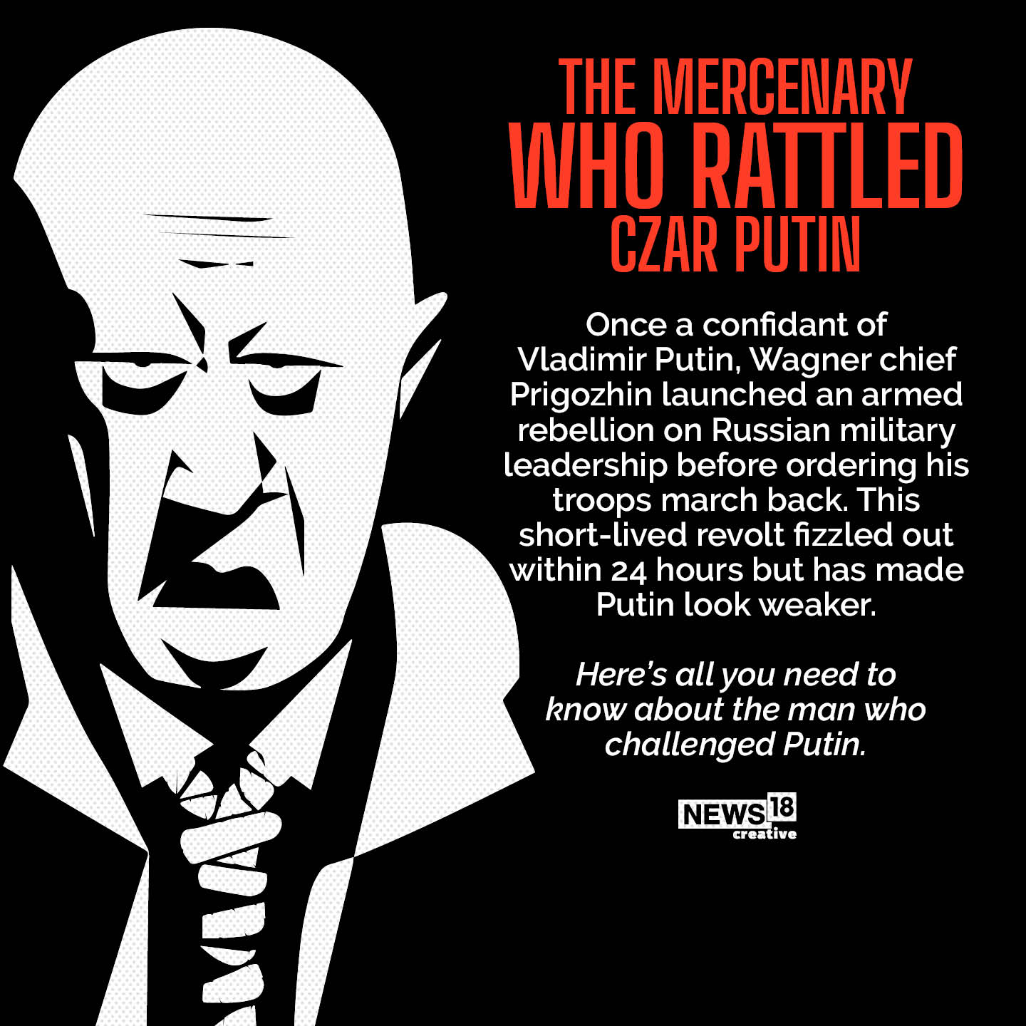 Prigozhin: The Man Who Challenged Czar Putin | A Visual Explainer - News18